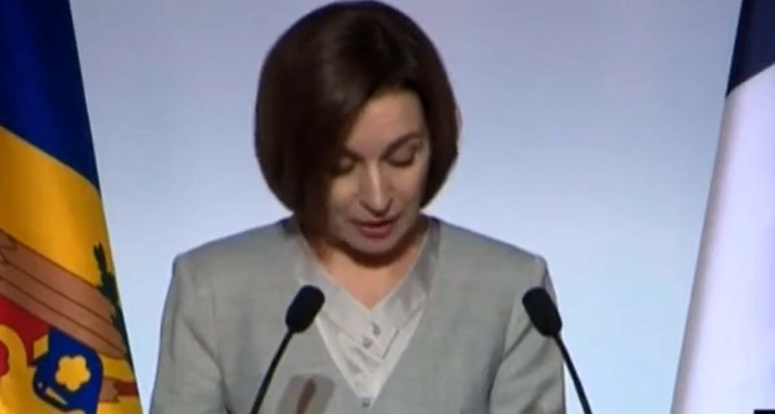 video | Maia Sandu, la reuniunea Platformei de Sprijin pentru Moldova de la Paris: Suntem ...