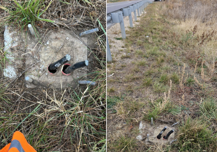 foto | În 2023, de pe drumurile naționale s-au furat indicatoare ...