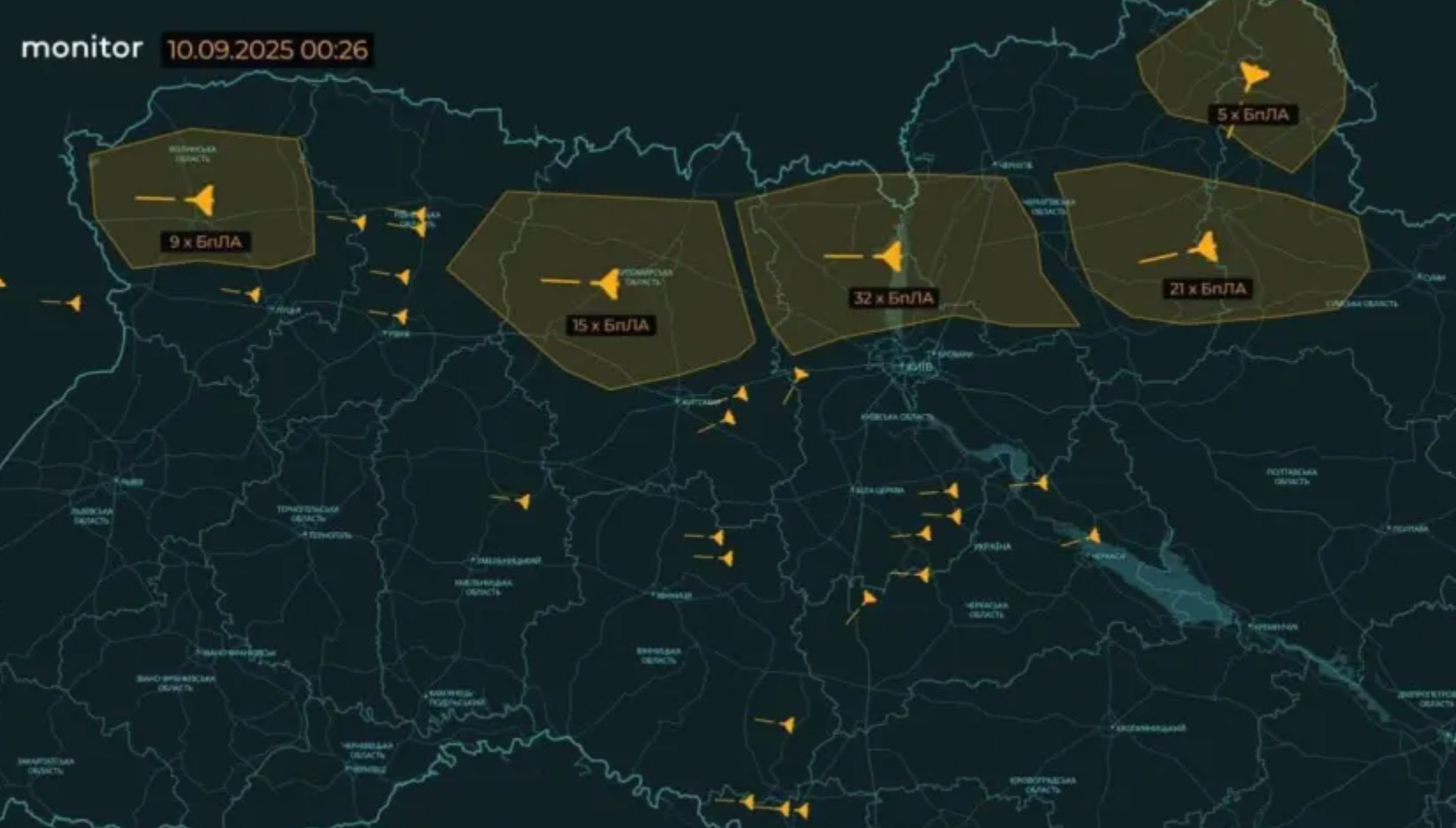 „Un act de agresiune”. Polonia a doborât, în premieră, drone rusești ...